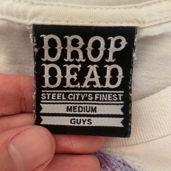 Drop Dead | Shirts | Very Rare Vintage Drop Dead Tshirt | Poshmark